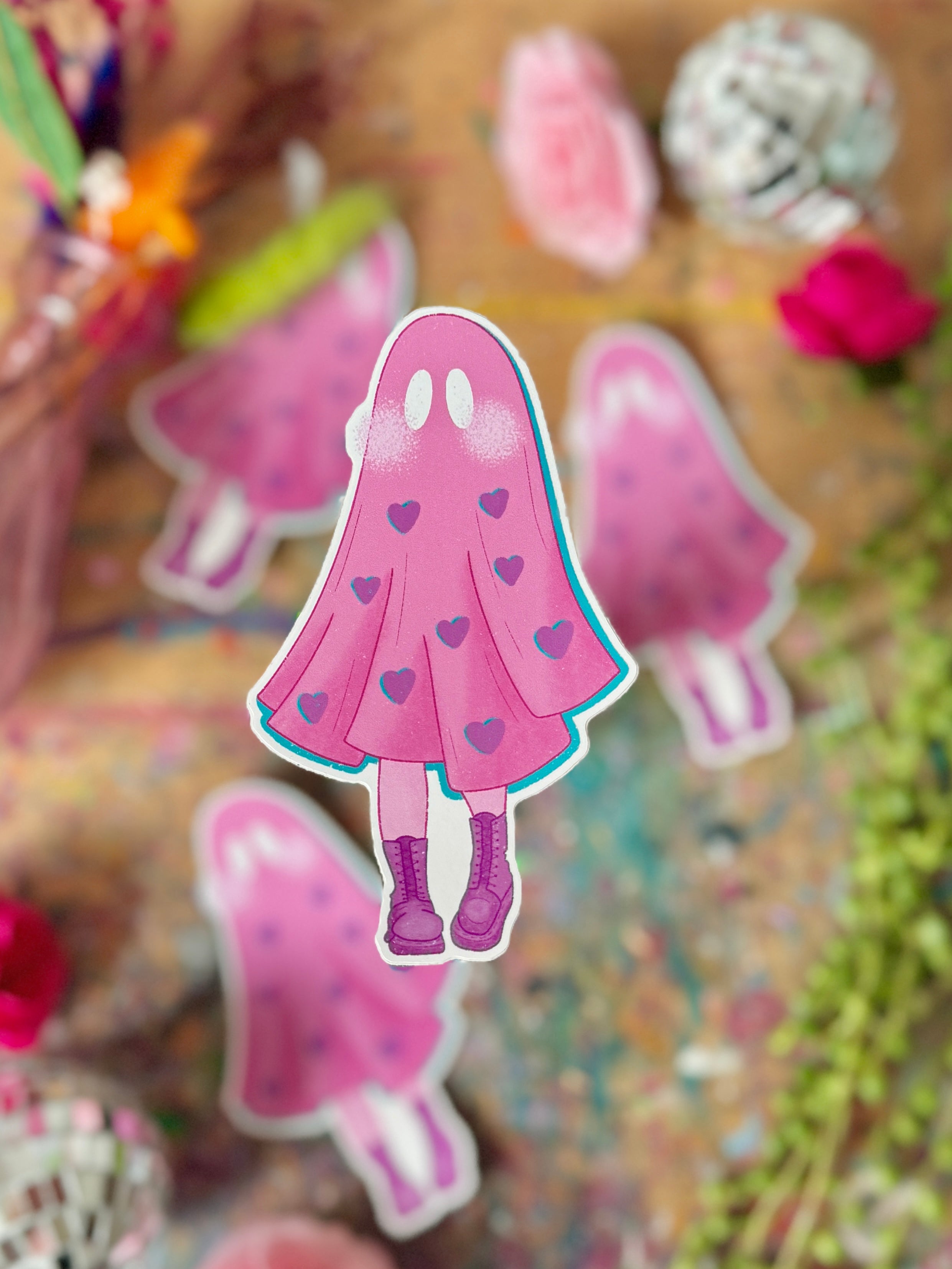 Ghost Girl Sticker – Crafted In Chaos